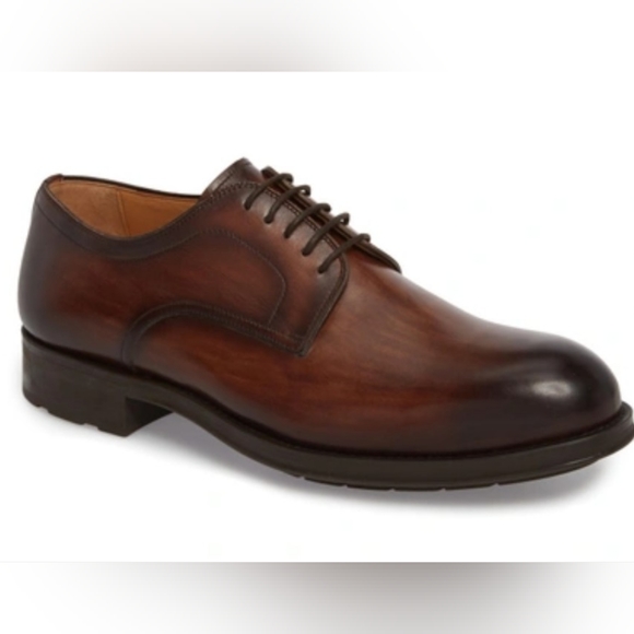 Magnanni | Shoes | Magnanni Solano Plain Toe Derby Laceup Leather Shoes ...